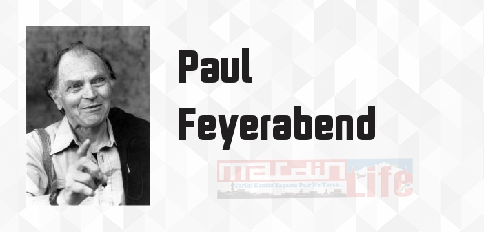 Özgür Bir Toplumda Bilim - Paul Feyerabend Kitap özeti, konusu ve ...