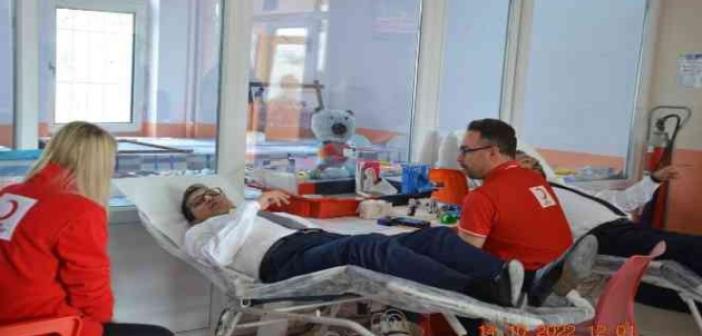 Cumhuriyet Başsavcısı Burak Olgun kan bağışında bulundu