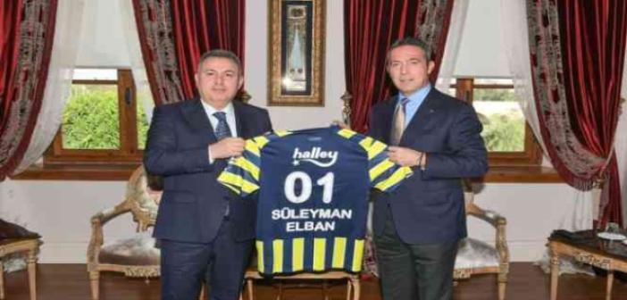 Ali Koç’tan Vali Elban’a Fenerbahçe forması