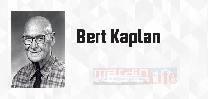 Akıl Hastalarının İç Dünyası - Bert Kaplan Kitap özeti, konusu ve ...