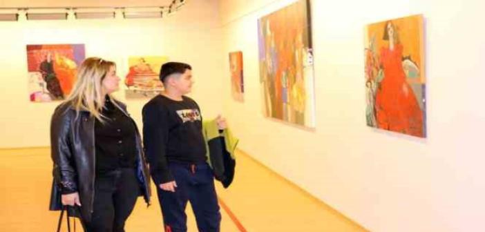 Ressam Güler Genç Erol SANKO Sanat Galerisi’nde sergi açtı