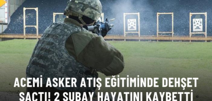 Japonya'da asker adayının ateş poligonunda eğitim tüfeğini ateşlemesi ...