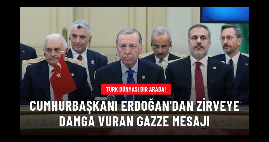 Cumhurbaşkanı Erdoğan'dan zirveye damga vuran Gazze mesajı Cumhurbaşkanı Erdoğan'dan zirveye damga vuran Gazze mesajı