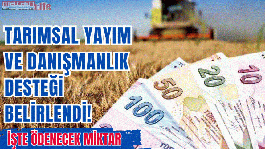 Tarımsal Yayım ve Danışmanlık Desteği Belirlendi! İşte ödenecek miktar Tarımsal Yayım ve Danışmanlık Desteği Belirlendi! İşte ödenecek miktar