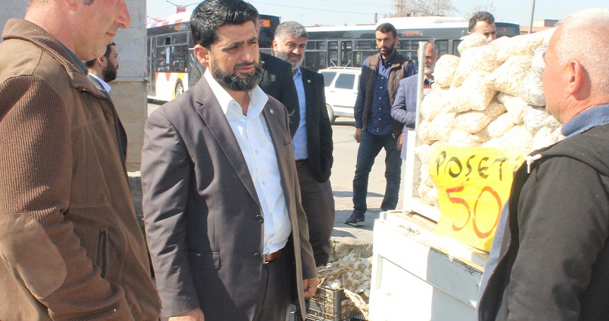 HÜDA PAR Yüreğir Belediye Başkan adayı Murat Temur'dan esnaf ziyareti