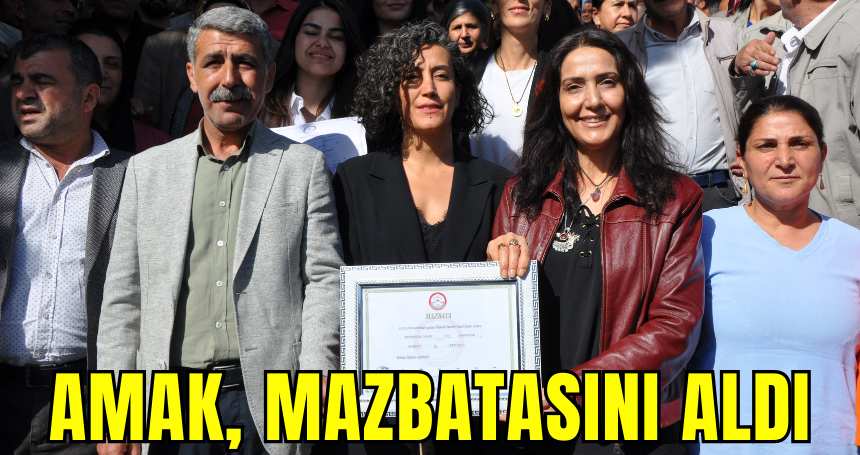 Amak, mazbatasını alarak ilk açıklamasını yaptı!
