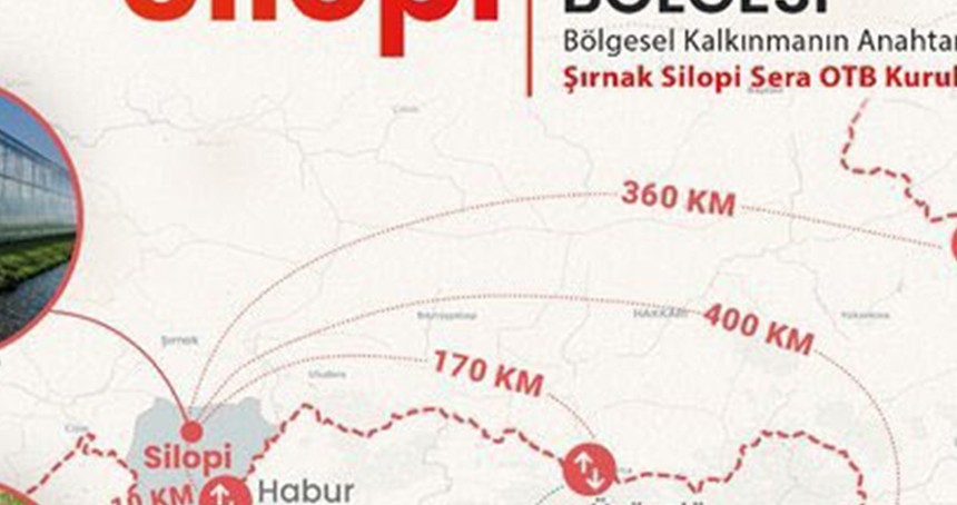 Silopi’ye ‘Sera Organize Tarım Bölgesi’ kurulacak