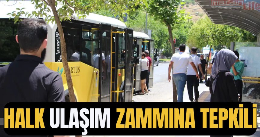 Mardin halkı ulaşım zammına tepkili Mardin halkı ulaşım zammına tepkili
