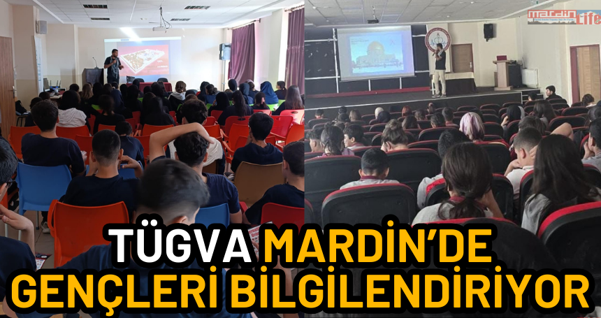 TÜGVA Mardin, Kudüs Sunumları ile Gençleri Bilinçlendirmeye Devam Ediyor TÜGVA Mardin, Kudüs Sunumları ile Gençleri Bilinçlendirmeye Devam Ediyor