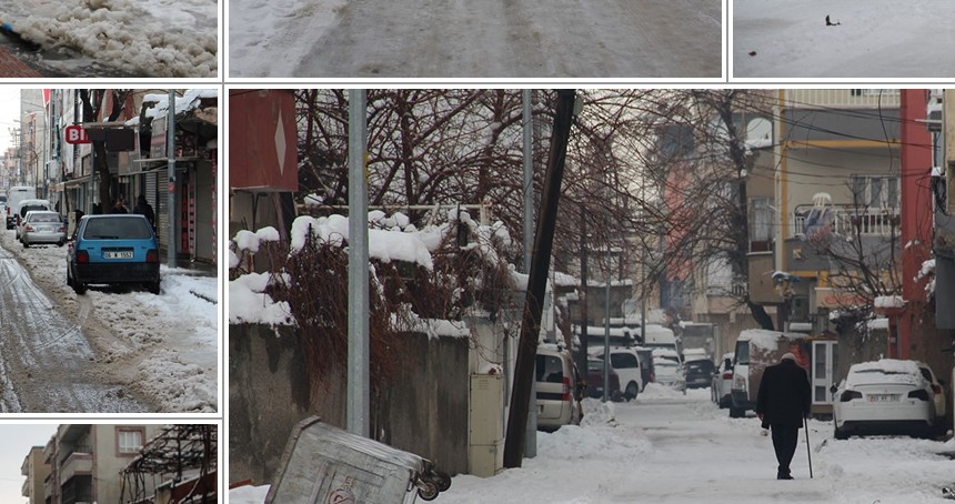 Batman'da mahalle araları kardan geçilmiyor: Hayat durma noktasında