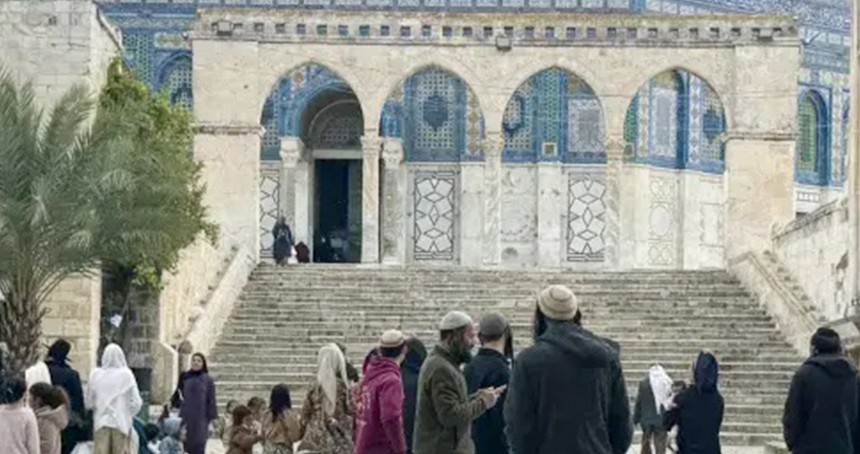 Bir haftada 1179 siyonist Mescid-i Aksa'ya baskın düzenledi