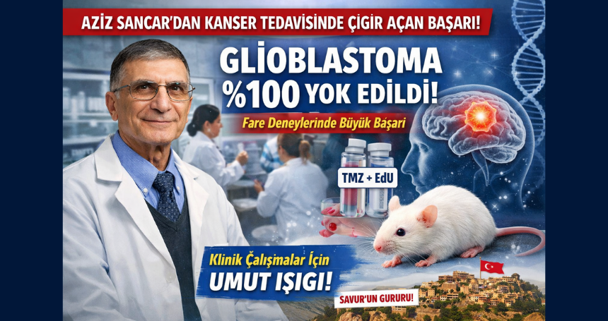 Savur’un Gururu Aziz Sancar’dan Dünya Bilimine Umut Veren Başarı